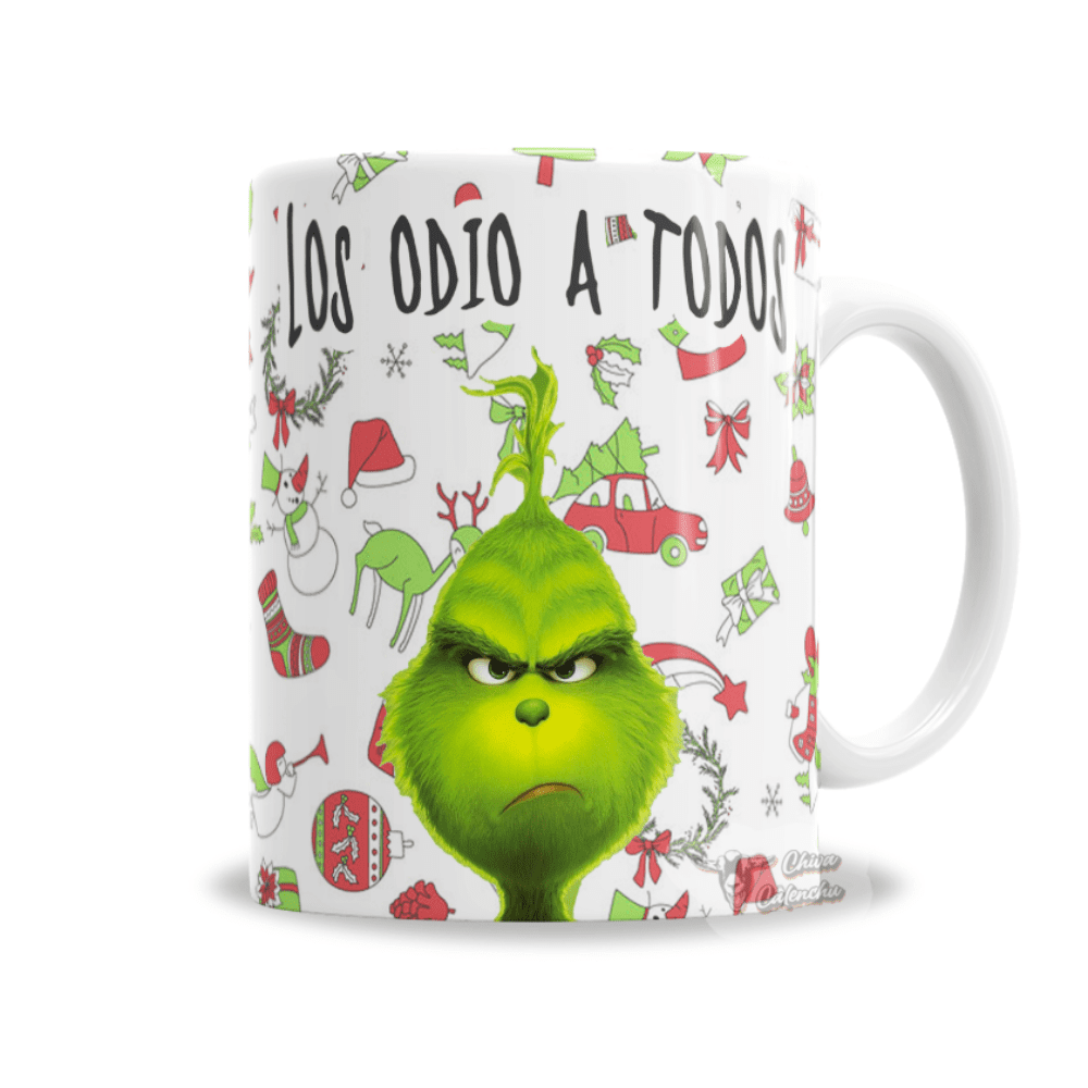 Plantillas para Tazas del Grinch, crea momentos especiales 🍵